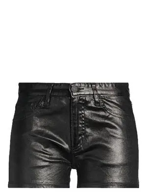 ARMANI EXCHANGE ARMANI EXCHANGE Black Coated Cotton Blend Shorts