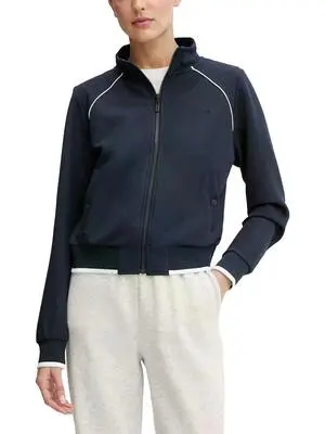 Guess Textured Zip-up Sweatshirt - Blue