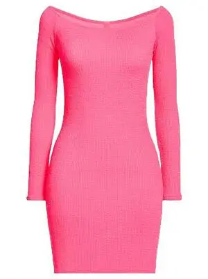 FK PROJECT Mini Bodycon Dress - Fuchsia
