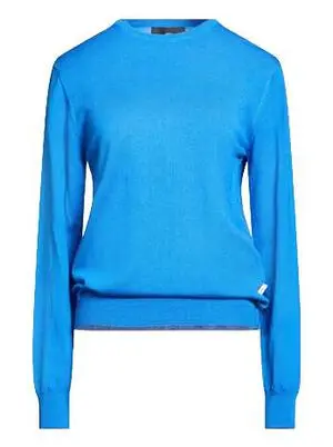 Liu Jo Long Sleeve Virgin Wool Sweater - Blue