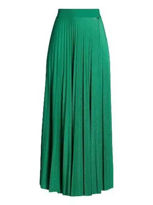 Liu Jo Maxi Pleated Knit Skirt - Green