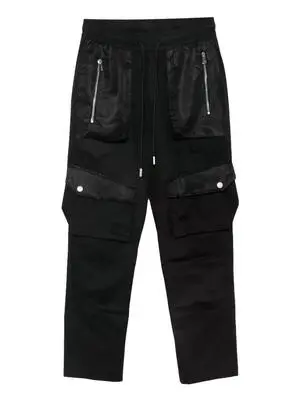 YES LONDON Paneled Cargo Pants - Black