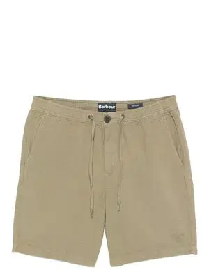 Barbour Seersucker Drawstring Shorts - Green