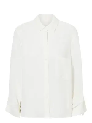 TWP Next Morning Linen And Silk-blend Shirt - Neutrals