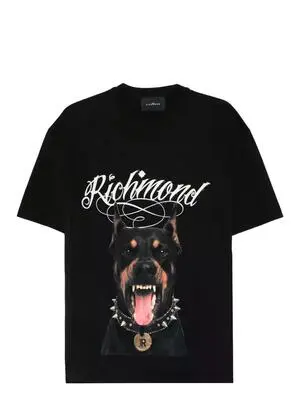 John Richmond Graphic-print T-shirt - Black