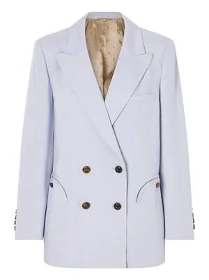 BLAZÉ MILANO Vezon Double-breasted Blazer - Blue