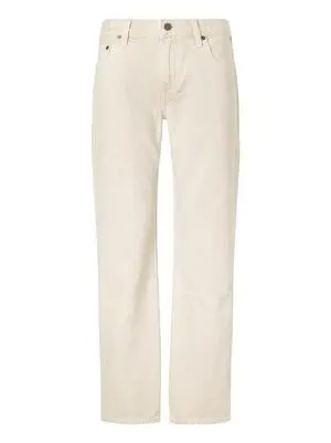Citizens Of Humanity Faye Mid-Rise Straight-Leg Jeans Neutrals