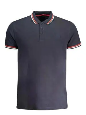 Roberto Cavalli Tipped-trim Polo Shirt - Blue