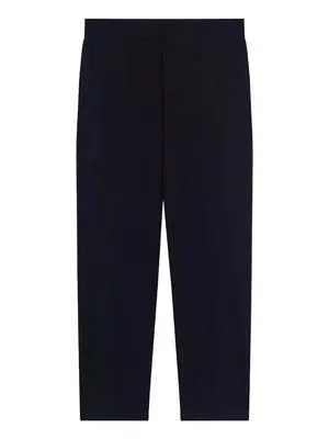 Emporio Armani Elasticated-waist Trousers - Blue
