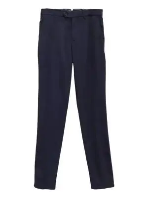 Brunello Cucinelli Gabardine Tailored Trousers - Blue