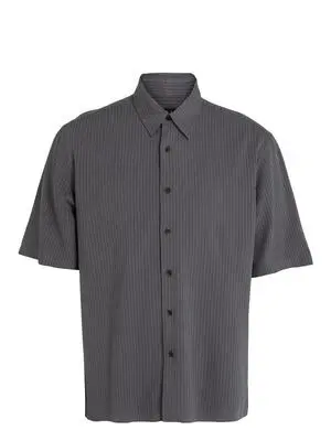 Rag & Bone Dalton Striped Jacquard Shirt - Dark Gray