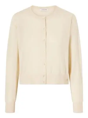 ANINE BING Moni Wool And Cashmere-Blend Cardigan