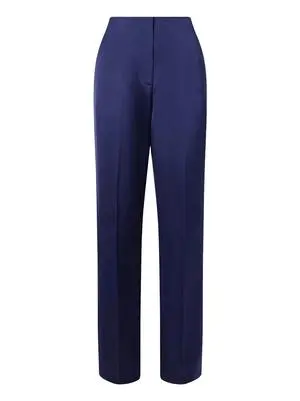 Tove Paule Dupioni Wide-leg Pants - Blue