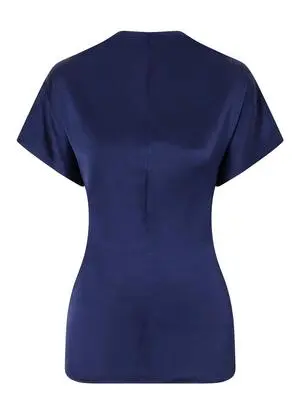 Tove Beatrix Dupioni Blouse - Blue