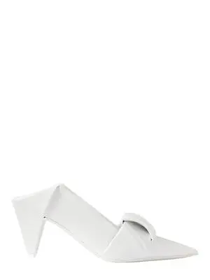 Loewe Origami Leather Pumps - White