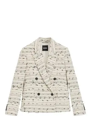 BOSS Regular-fit Striped Blazer - Patterned