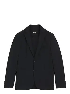 BOSS Slim-Fit Performance-Stretch Jacket Dark Blue