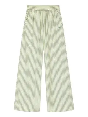 BOSS Cotton-poplin Palazzo Trousers - Patterned