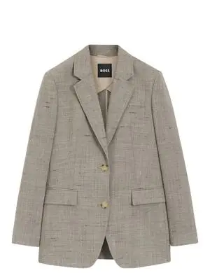 BOSS Wool Blend Blazer - Patterned