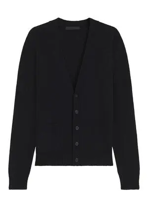 BOSS Cardigan In A Cotton Blend Black