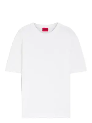 Hugo Waffle-knit Cotton Sweater - White
