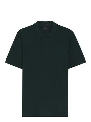 BOSS Pallas Polo Shirt In Cotton Piqué With Embroidered Logo Light Green
