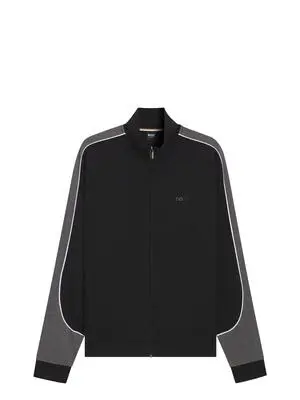 BOSS Cotton-blend Zip-up Jacket - Black