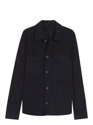 BOSS Metis Suede Shirt With Nappalan Inner
