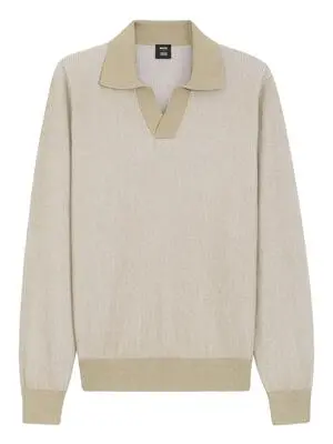 BOSS Cotton-blend Sweater - Light Beige