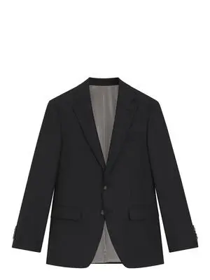 BOSS Slim-fit Jacket In Stretch Wool - Light Grey