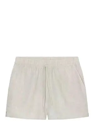 Closed Elasticated Waistband Shorts - Neutrals