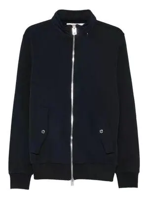 LES HOMMES Zip-up High-neck Cardigan - Blue