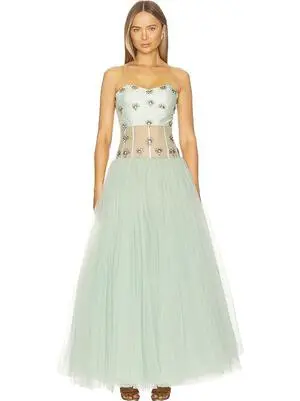 LA FUORI Serene Glacier Gown - Sage