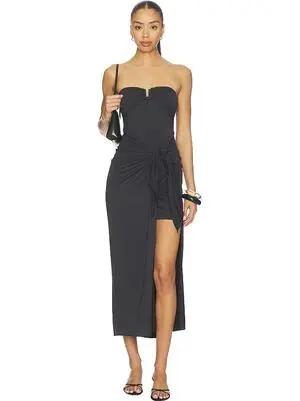 L*Space Strapless Maxi Dress - Black