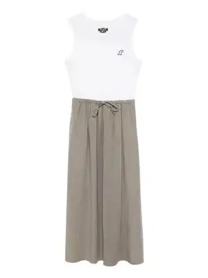 AGNES B. Tencel Mix Rib Tank Dress - Grey