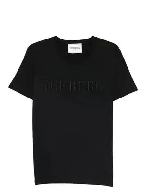 Iceberg Logo T-shirt - Black