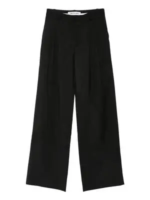 WON HUNDRED Camille Pleated Trousers - Black