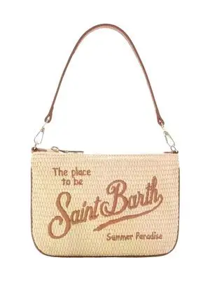 MC2 SAINT BARTH Mini Parisienne Shoulder Bag - Neutrals