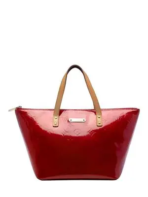 LOUIS VUITTON Monogram Vernis Bellevue Pm Handbag - Red