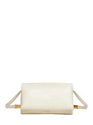Marni Mini Prisma Leather Shoulder Bag - Neutrals