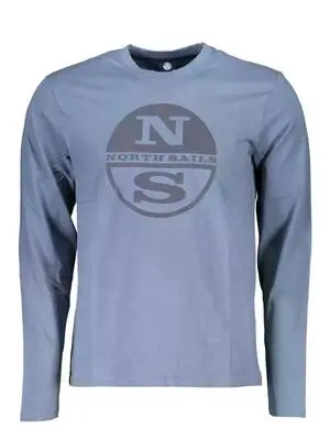 NORTH SAILS Logo-print Long-sleeve T-shirt - Blue