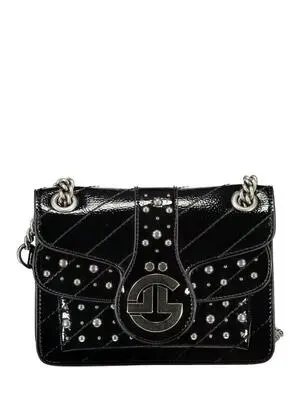 GAELLE PARIS Studded Shoulder Bag - Black