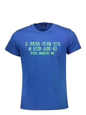 DIESEL® Text-print T-shirt - Blue