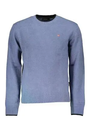 NAPAPIJRI Logo-patch Crew-neck Sweater - Blue