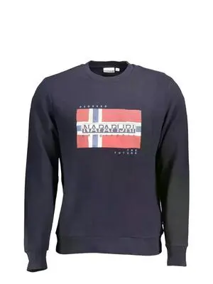 NAPAPIJRI Graphic-print Crew-neck Sweatshirt - Blue