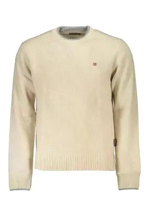 NAPAPIJRI Logo-patch Crew-neck Sweater - Neutrals