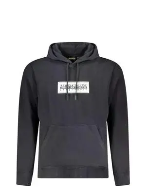 NAPAPIJRI Geographic Box Logo Hoodie - Grey