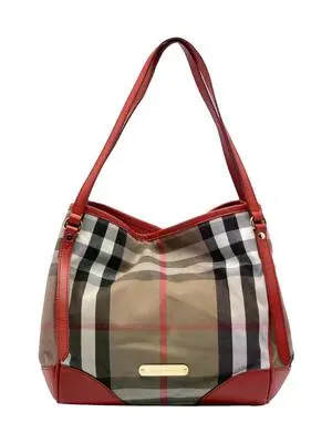 Burberry 2000-2017 House Check Canterbury Tote Bag - Brown