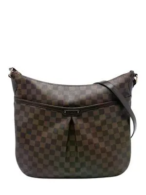 LOUIS VUITTON 2009 Damier Ebene Bloomsbury Gm Crossbody Bag - Brown