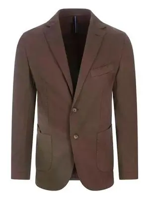 RUSSOCAPRI Buttoned Cotton Blazer - Green